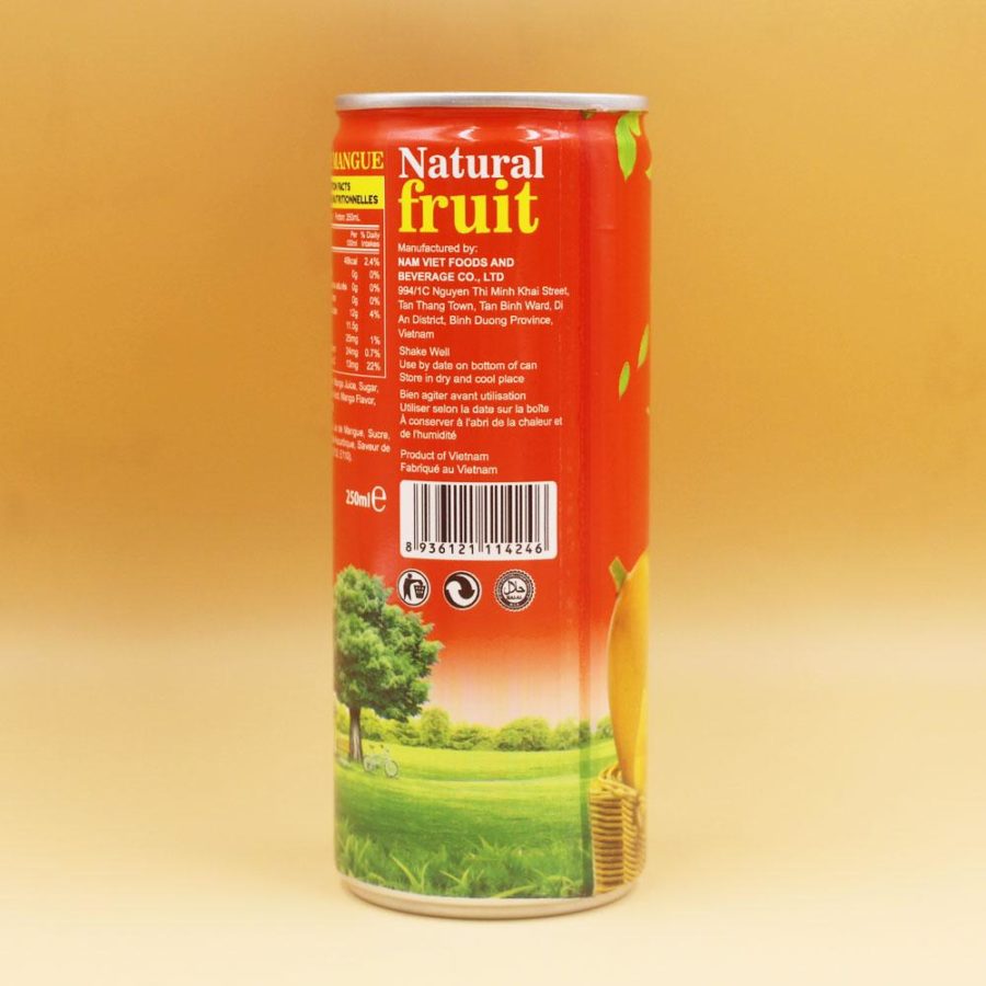 250ml Can (Tinned) Mango Juice Drink Factory Manufacturers and Suppliers