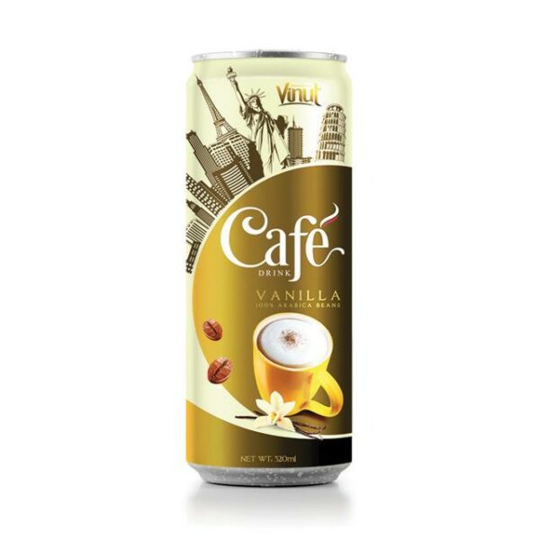 250ml VINUT Vanilla Coffee Can - Aromatic Delight