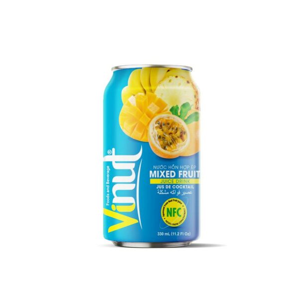 VINUT Canned Mix Juice Drink – Fruity Variety Refreshment