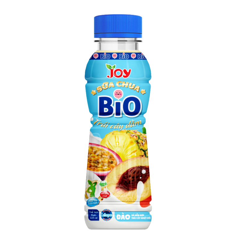 250ml VINUT Bottle BIO Yogurt with Melon & Mixed Tropical fruit