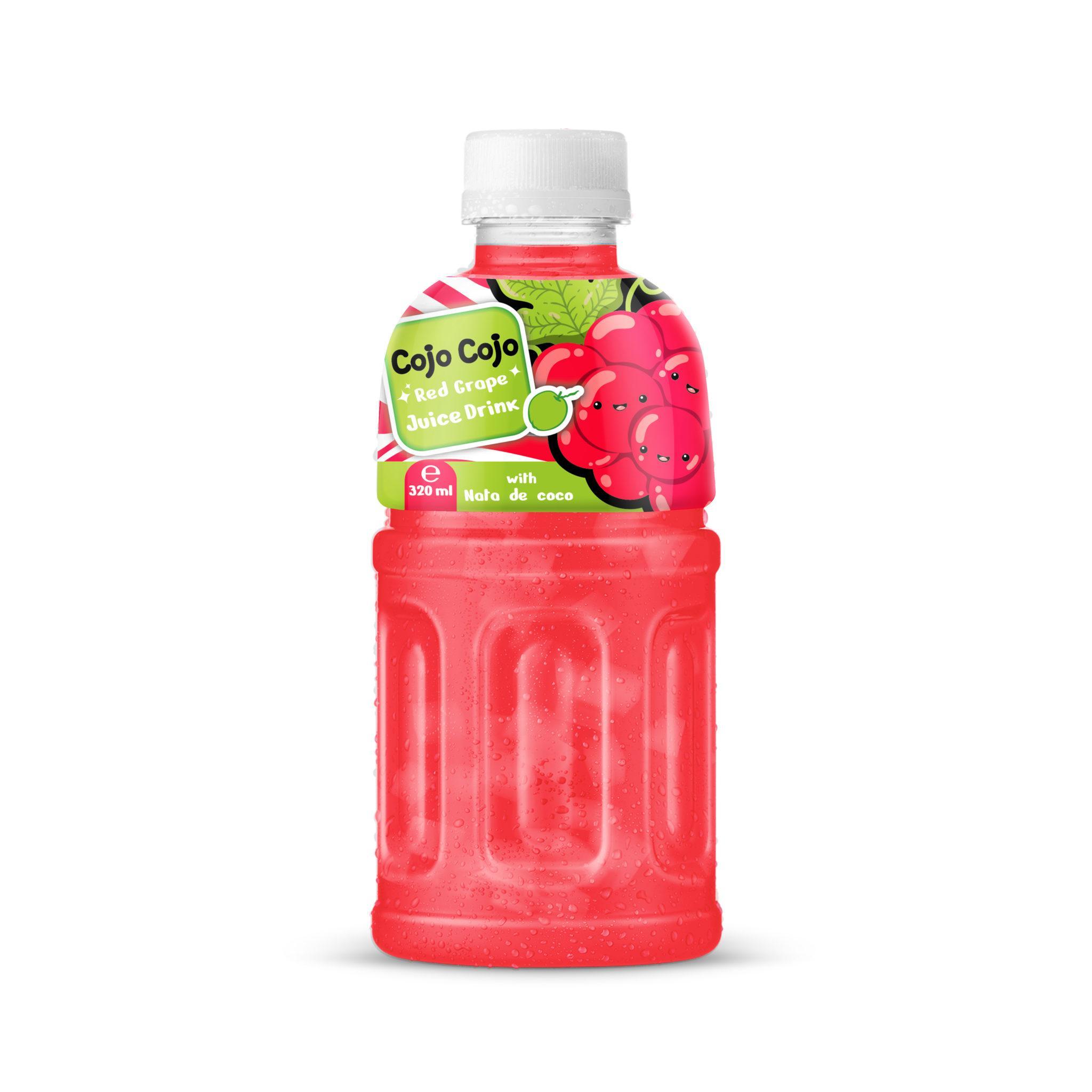Red Grape Juice with Nata De Coco - Cojo Cojo Juice