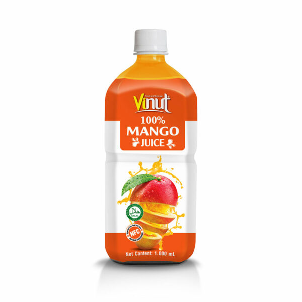 1L VINUT Bottle 100% Mango Juice Drink Suppliers and Manufacturers