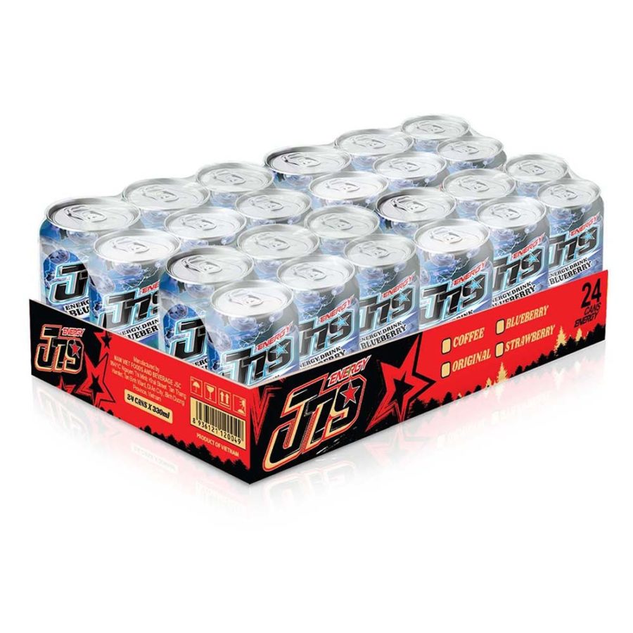 330ml J79 Blueberry Red Energy drink