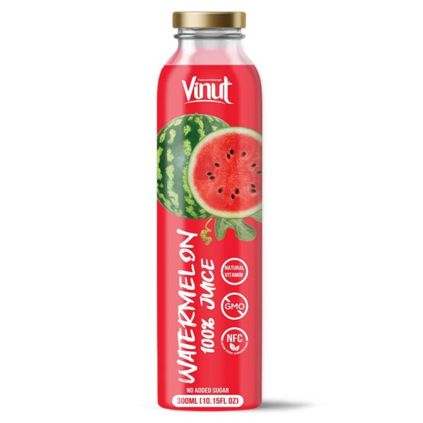 Refreshing 100% Watermelon Aloe Vera Juice - Hydrating Aloe Beverage