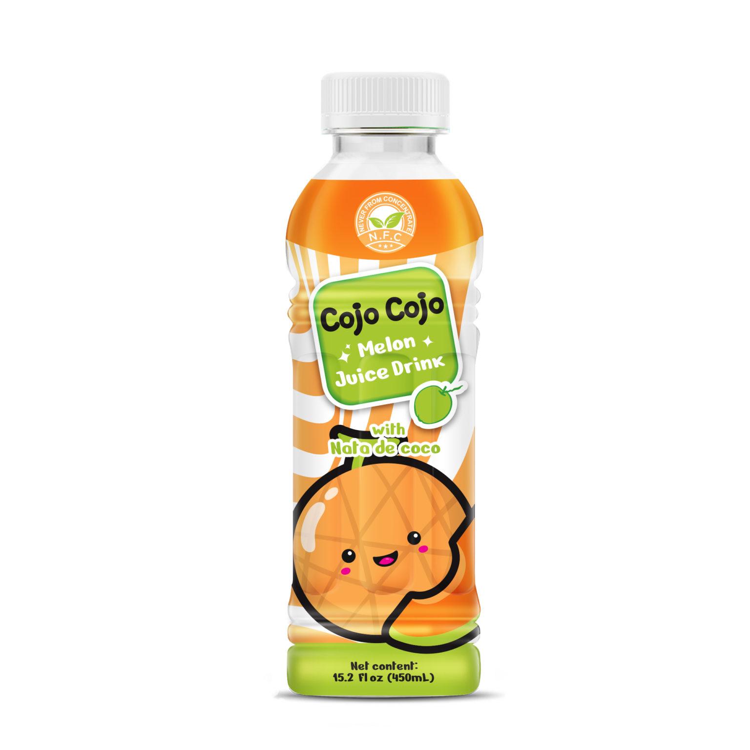 Refreshing Cojo Cojo Melon Juice Drink with Nata de Coco - Healthy ...