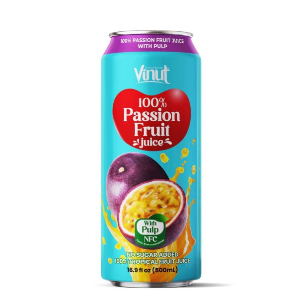Discover the Tropical Delight of Vinut's Passion Fruit Juice Drink with Pulp