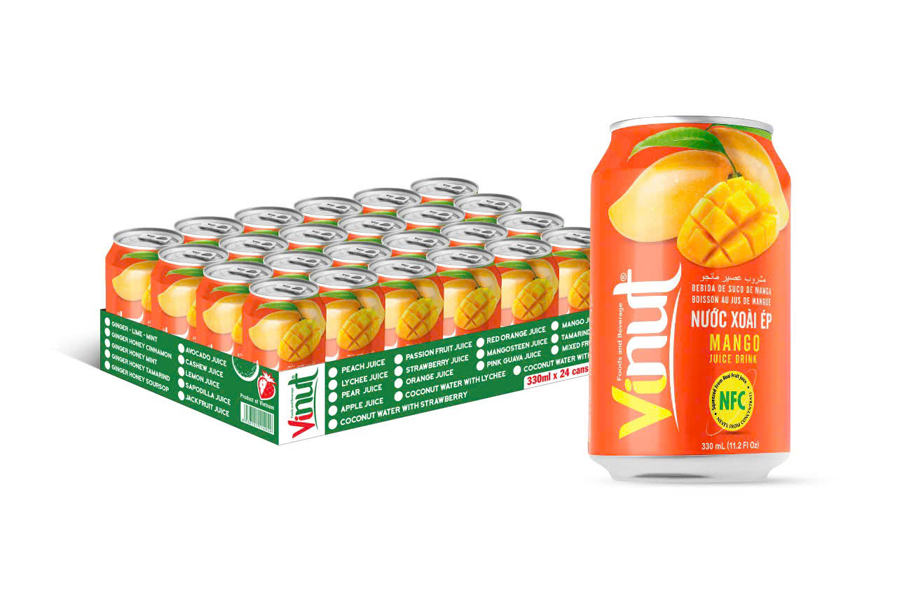 Refreshing Mango Juice Drink - Indulge in VINUT's Tropical Flavor